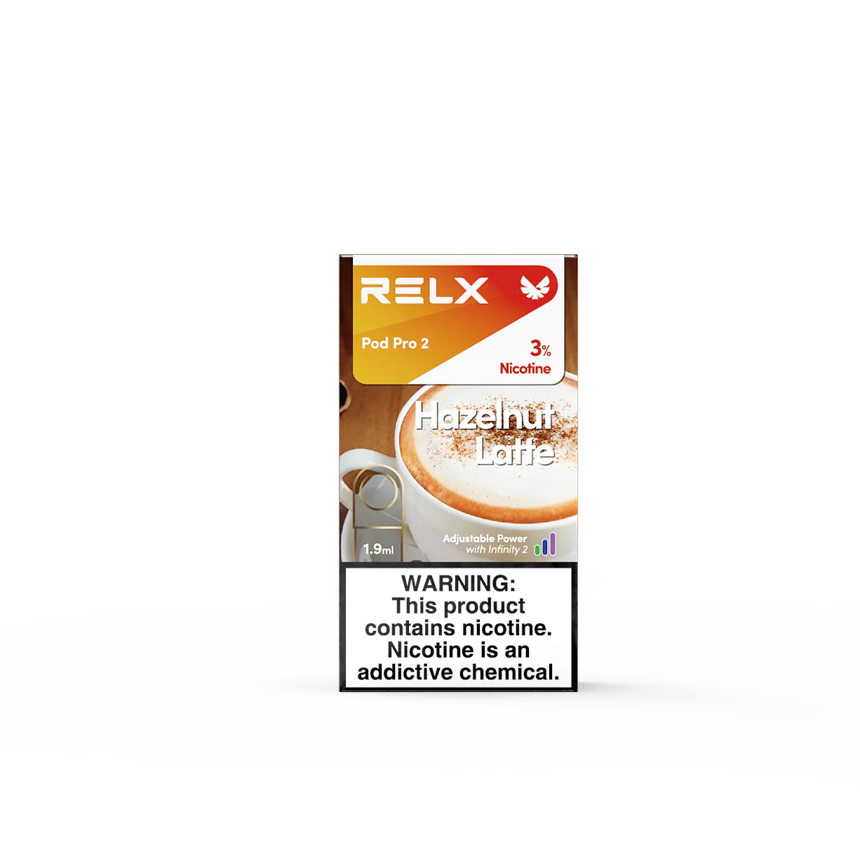 HAZELNUT LATTE 3% RELX POD HAZELNUT LATTE 3% RELX POD – MrVapora.pk